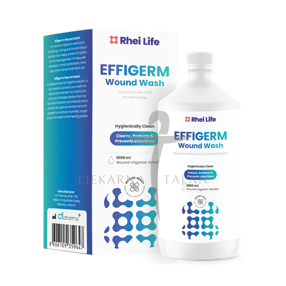Effigerm Wound Wash Liquid, 1000ml - LjekarnaTalan.hr