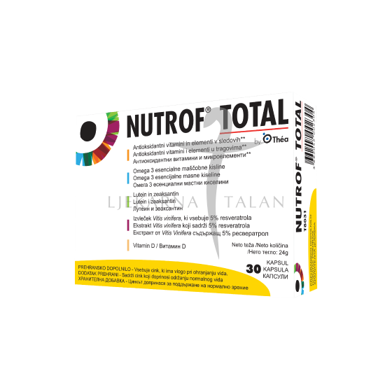 Nutrof Total kapsule a30 - za zdravlje očiju - LjekarnaTalan.hr